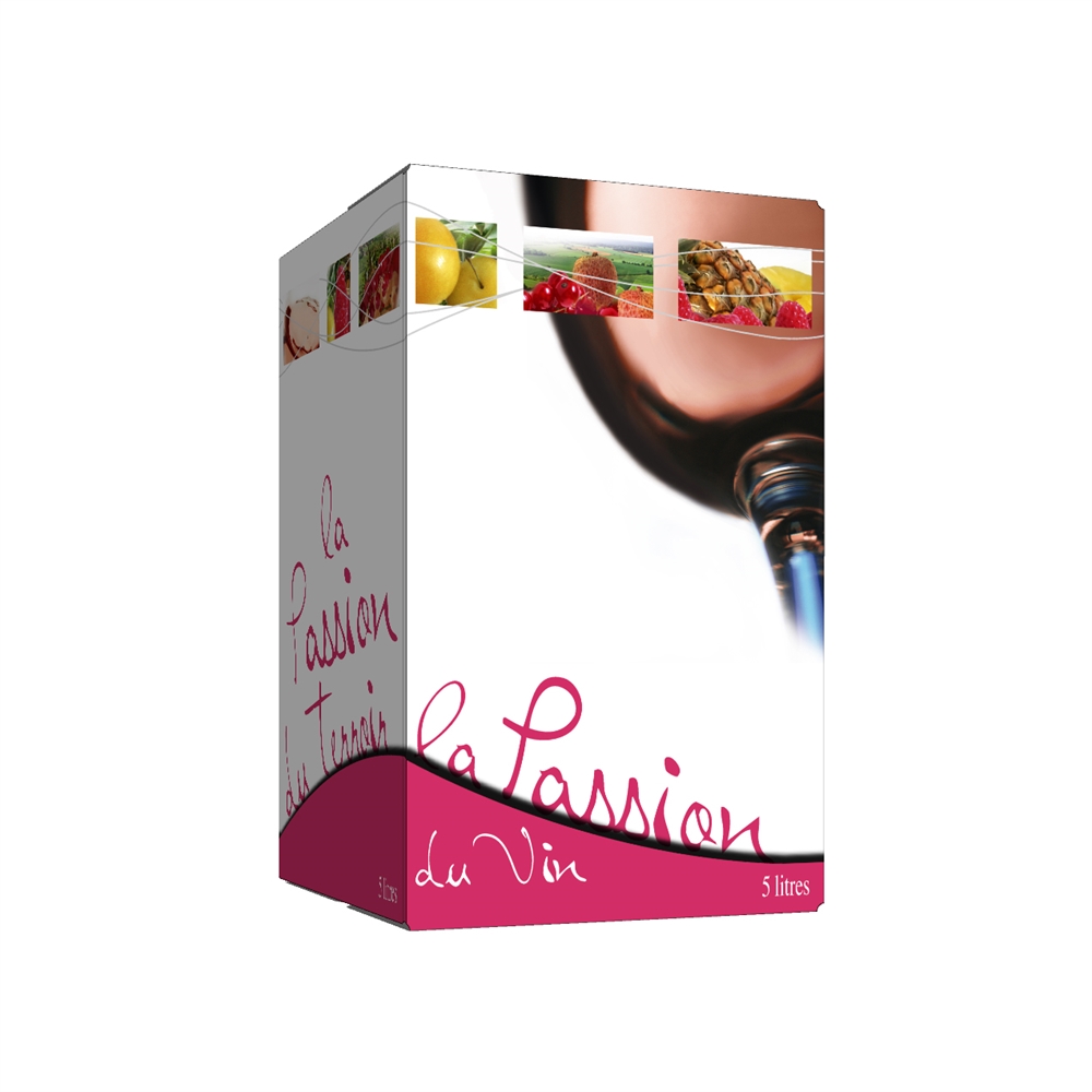 Cartons Bib Bag in Box 5L Offset Passion (Vs 3.0) - Garaud Ets