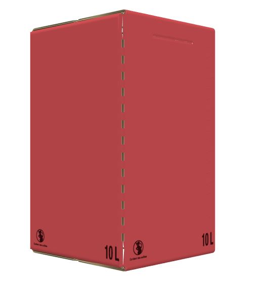 Cartons Bib Bag in Box 10L Flexo Oenobag Coloré - Garaud Ets