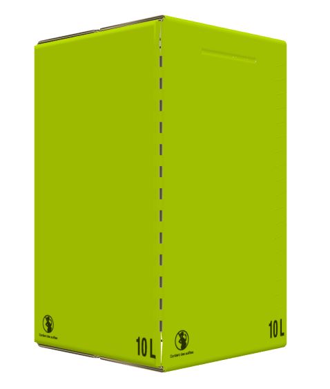 Cartons Bib Bag in Box 10L Flexo Oenobag Coloré - Garaud Ets